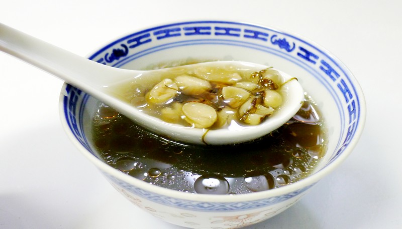 Black Moss Black Eye Peas Bean Soup | 髮菜眉豆花生排骨湯 - Nomss.com
