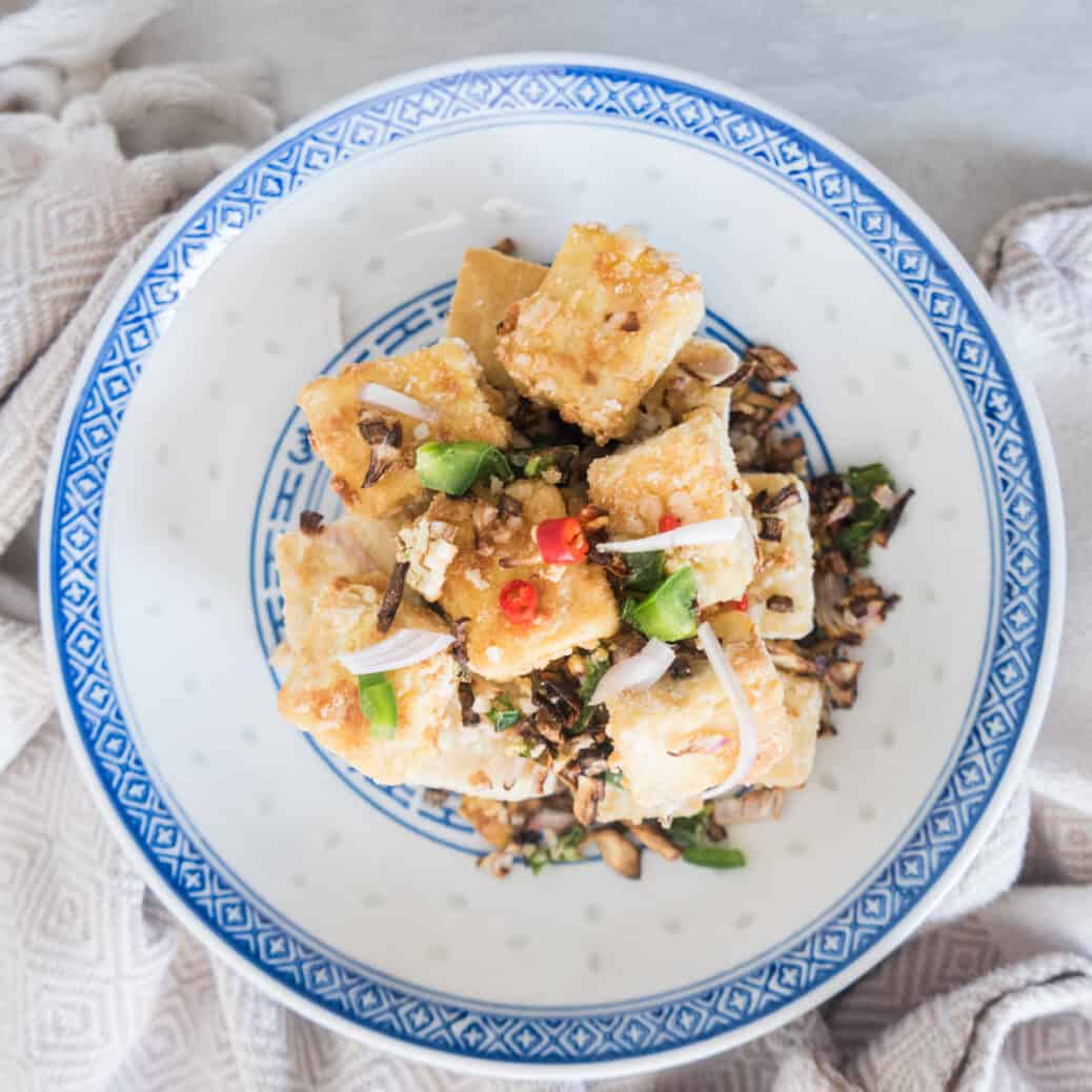Chinese Mala Bean Curd Noodles Cold Salad 麻辣涼拌豆腐絲 - Nomss.com