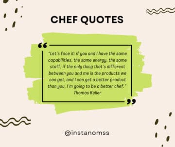 101 Inspirational Chef Quotes To Inspire Your Cooking (2023) - Nomss.com