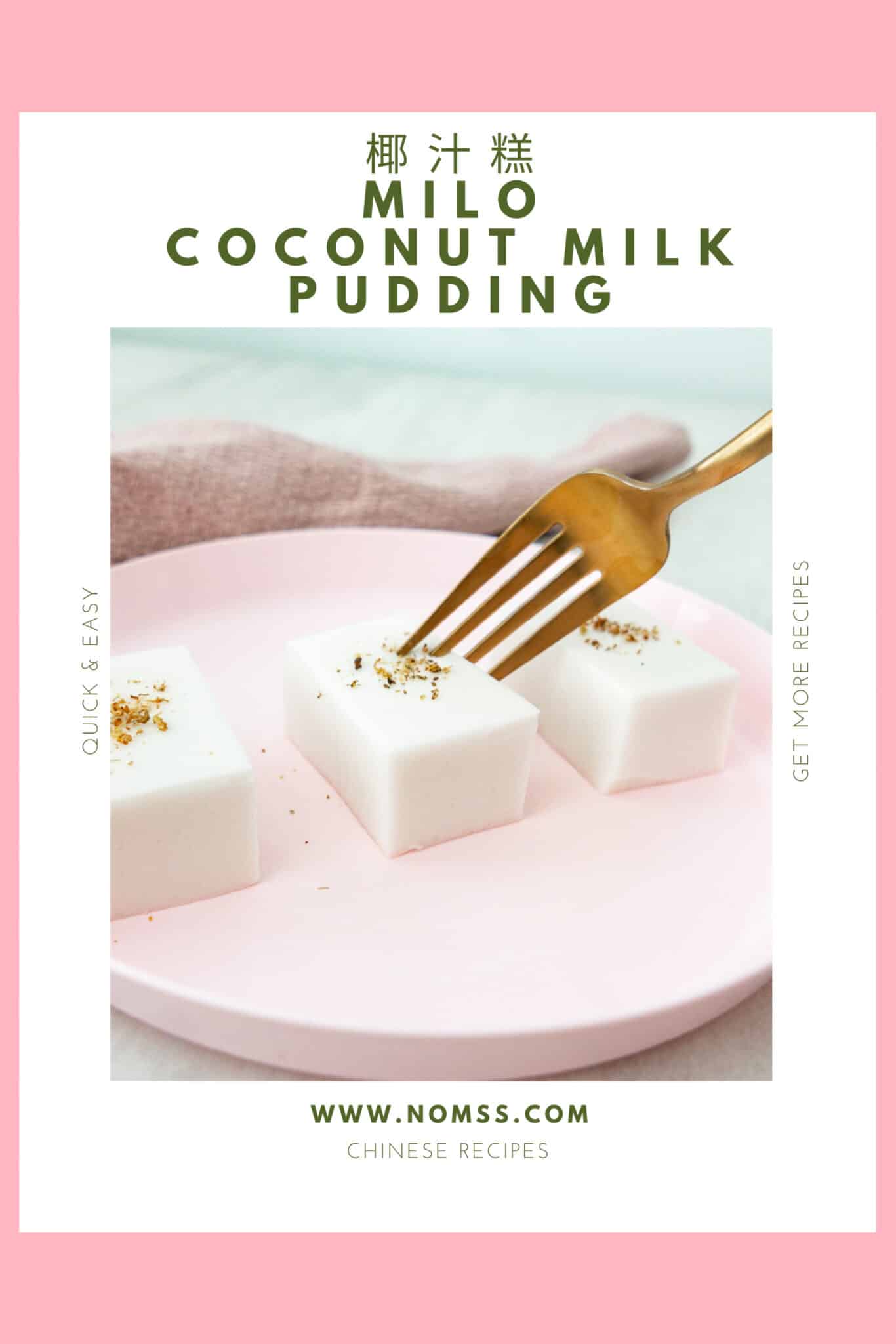 Coconut Milk Pudding Recipe (Vegan, 4 Ingredients) - Nomss.com