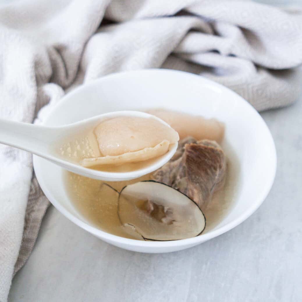 Moisturizing Chinese Apple Sea Coconut Soup 雪梨蘋果海底椰玉竹無花果湯 - Nomss.com