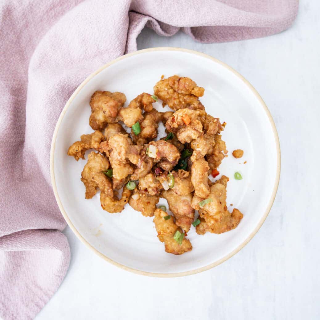Chinese Salt and Pepper Chicken Knees (Air Fryer) 椒鹽脆雞膝(氣炸鍋) - Nomss.com