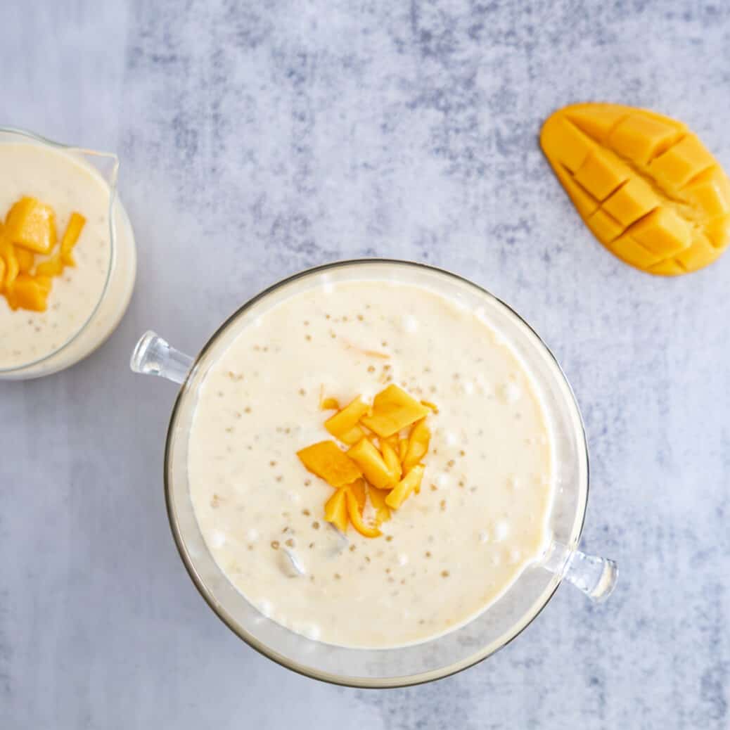 Easy Mango Sago Dessert With Coconut Milk 香港芒果西米露 - Nomss.com