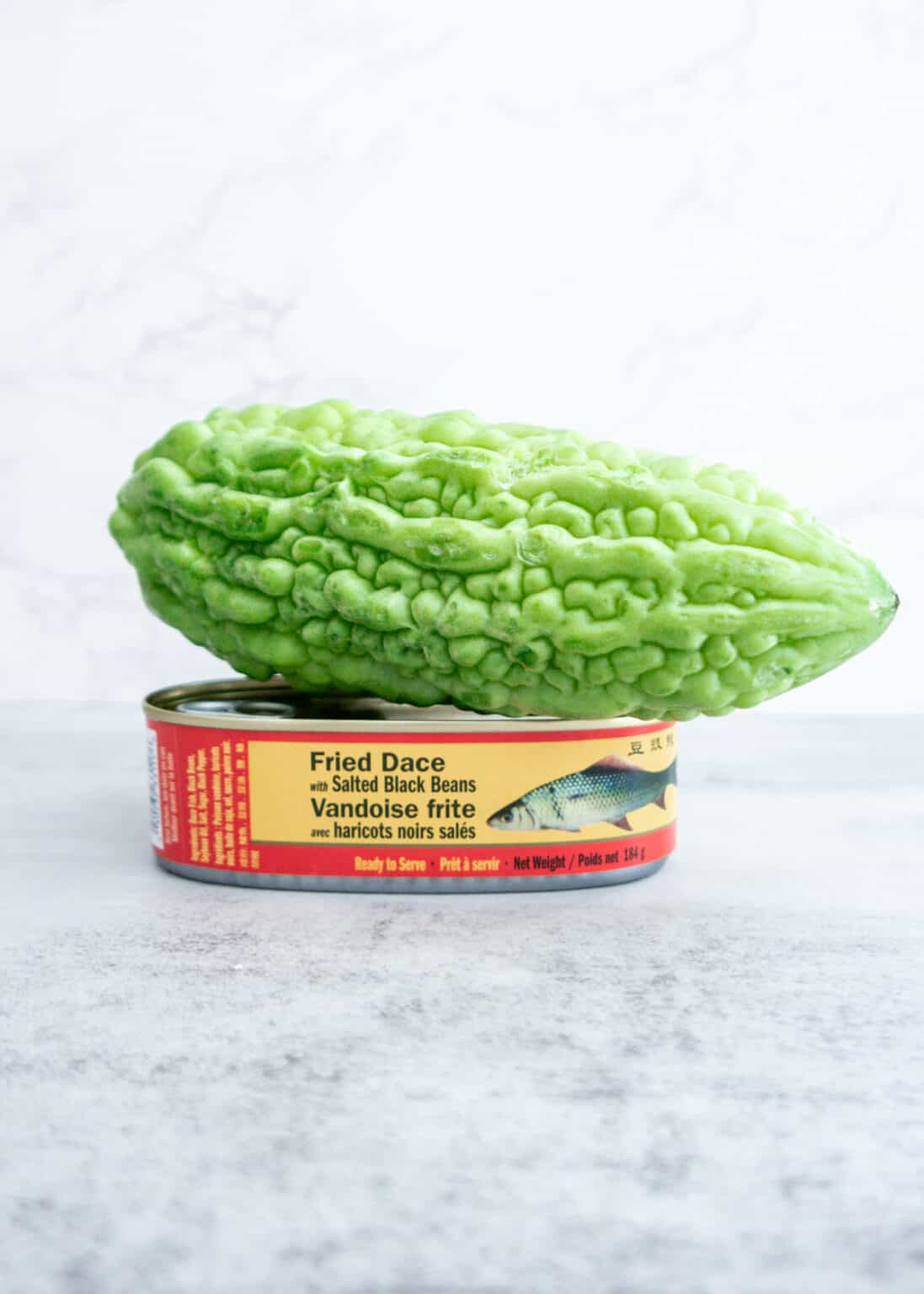 Bitter Melon Black Bean Fried Dace Fish 豆豉鲮鱼炒苦瓜 - Nomss.com
