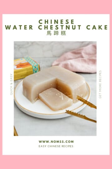 Best Water Chestnut Cake 馬蹄糕 (Chinese New Year) - Nomss.com